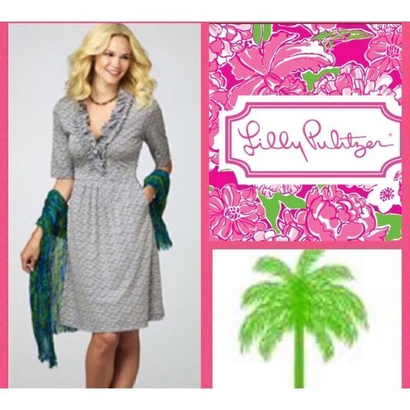 Lilly Pulitzer | Dresses | Lilly Pulitzerblayney Dress Ruffle Bright ...